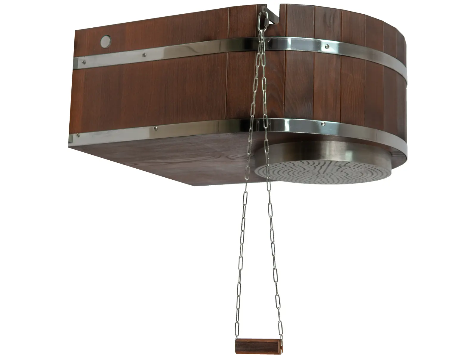 Pouring device ICEBERG 45 l. made of thermal wood and a stainless insert