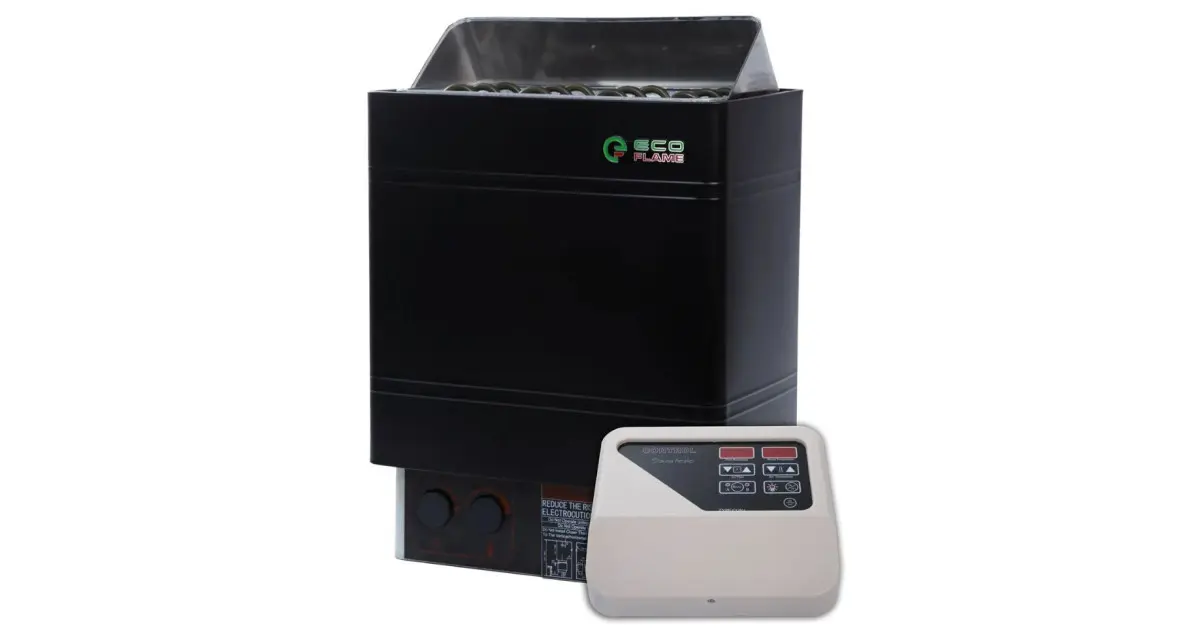 Buy electric heater EcoFlame AMC 90-D 9 kW + CON4 remote control