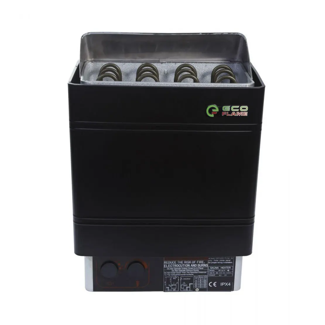 Buy an electric heater EcoFlame AMC D 4.5 kW with a CON4 remote control